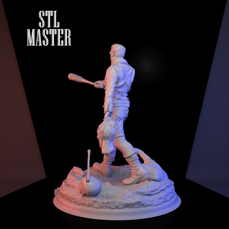 The Walking Dead Negan 3D Print STL File for 3D Printing - Etsy