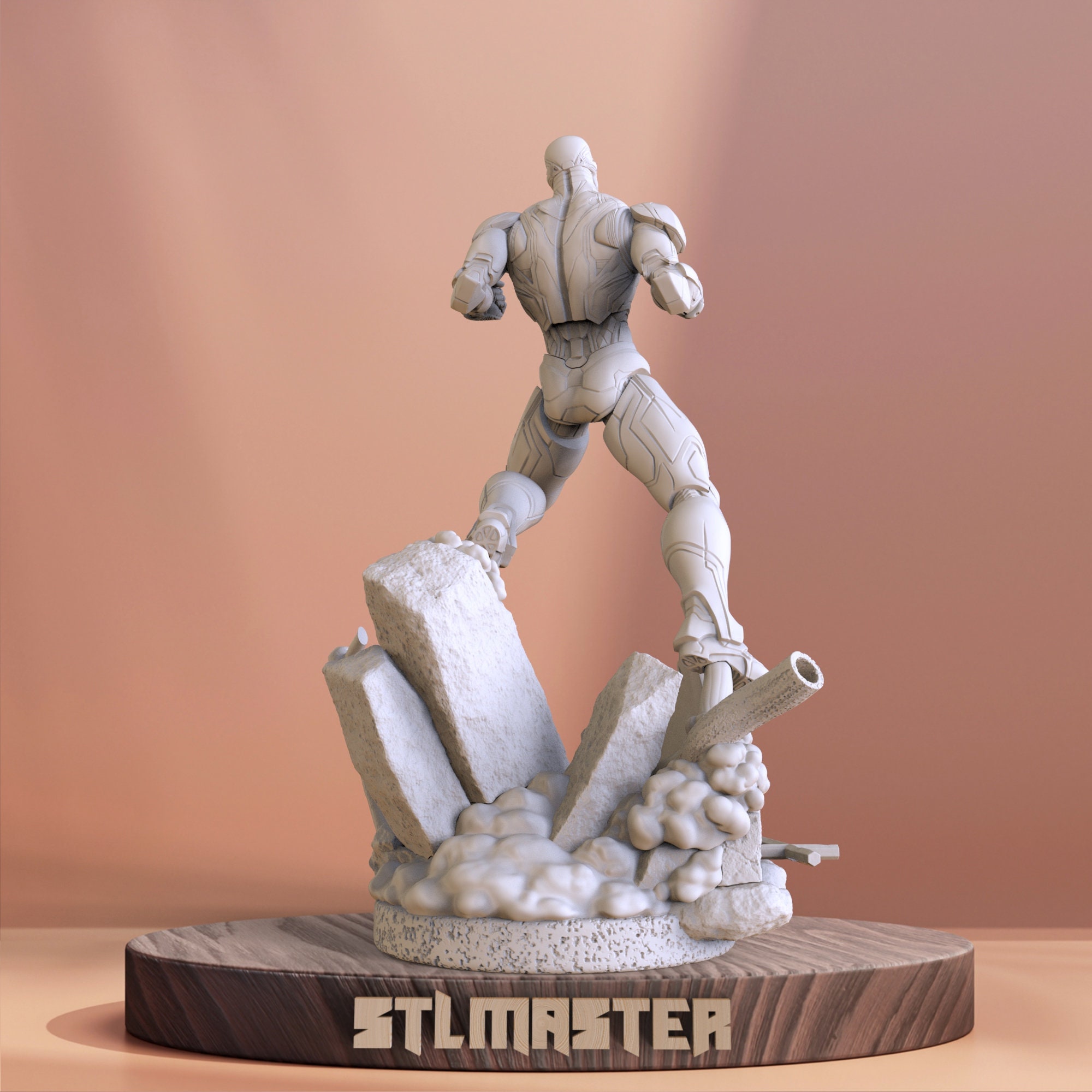 Iron Man and the Shield 3D Print STL File for 3D Printing - Etsy