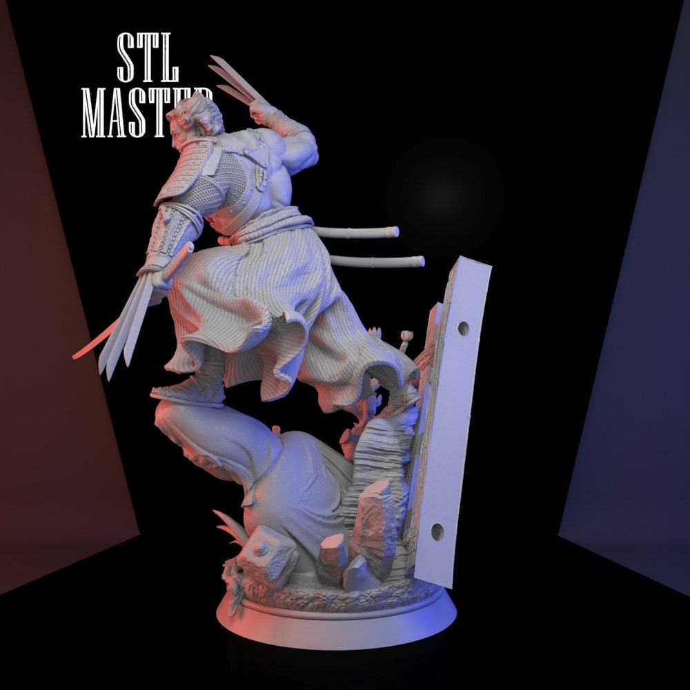 Wolverine Samurai 3D Print STL File for 3D Printing Instant - Etsy UK
