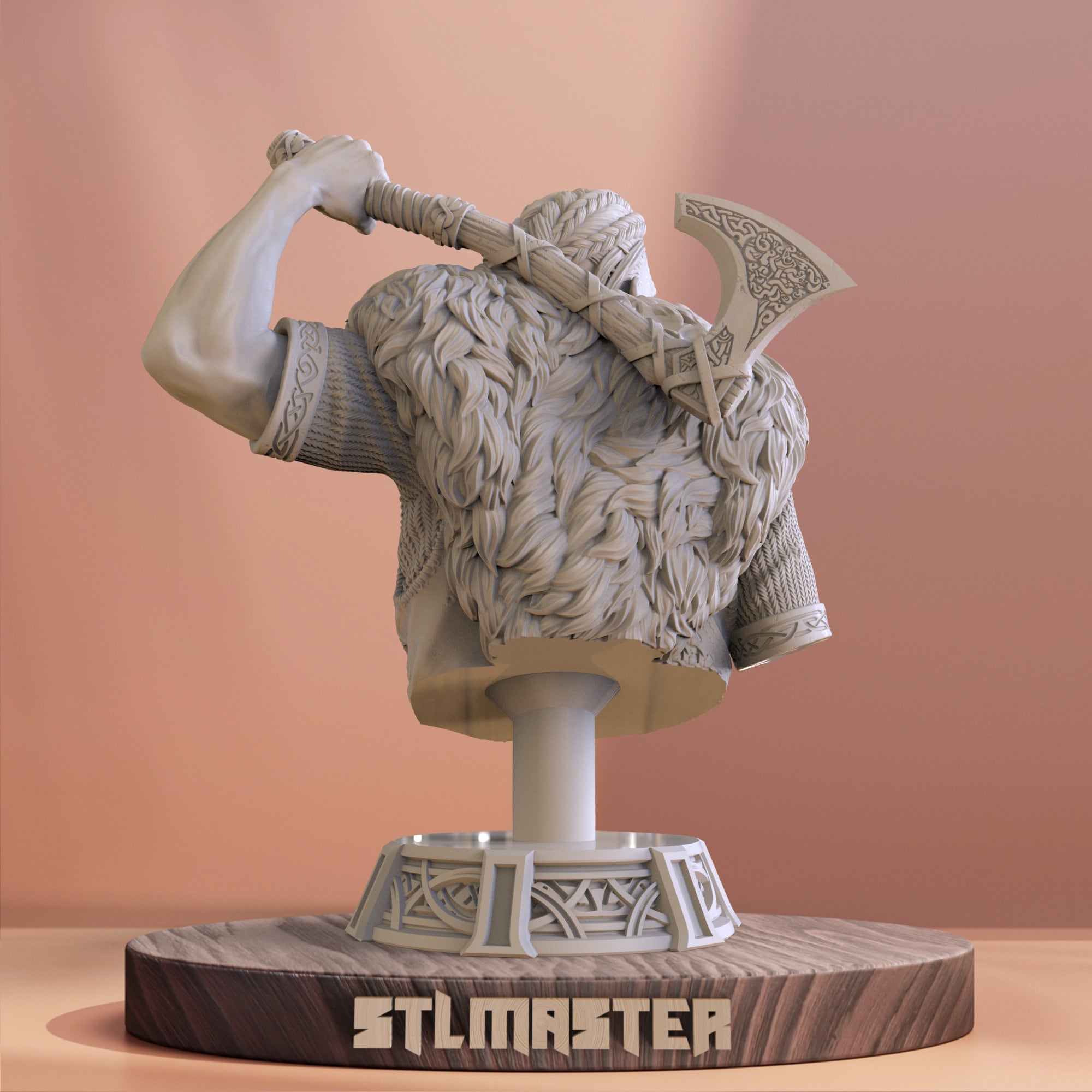 The Viking Bust 3D Print STL File for 3D Printing Instant - Etsy