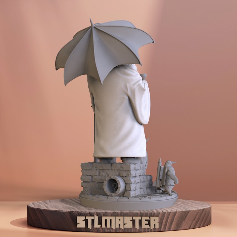 Penguin 3D Print STL File for 3D Printing, Instant Download Drive Link ...