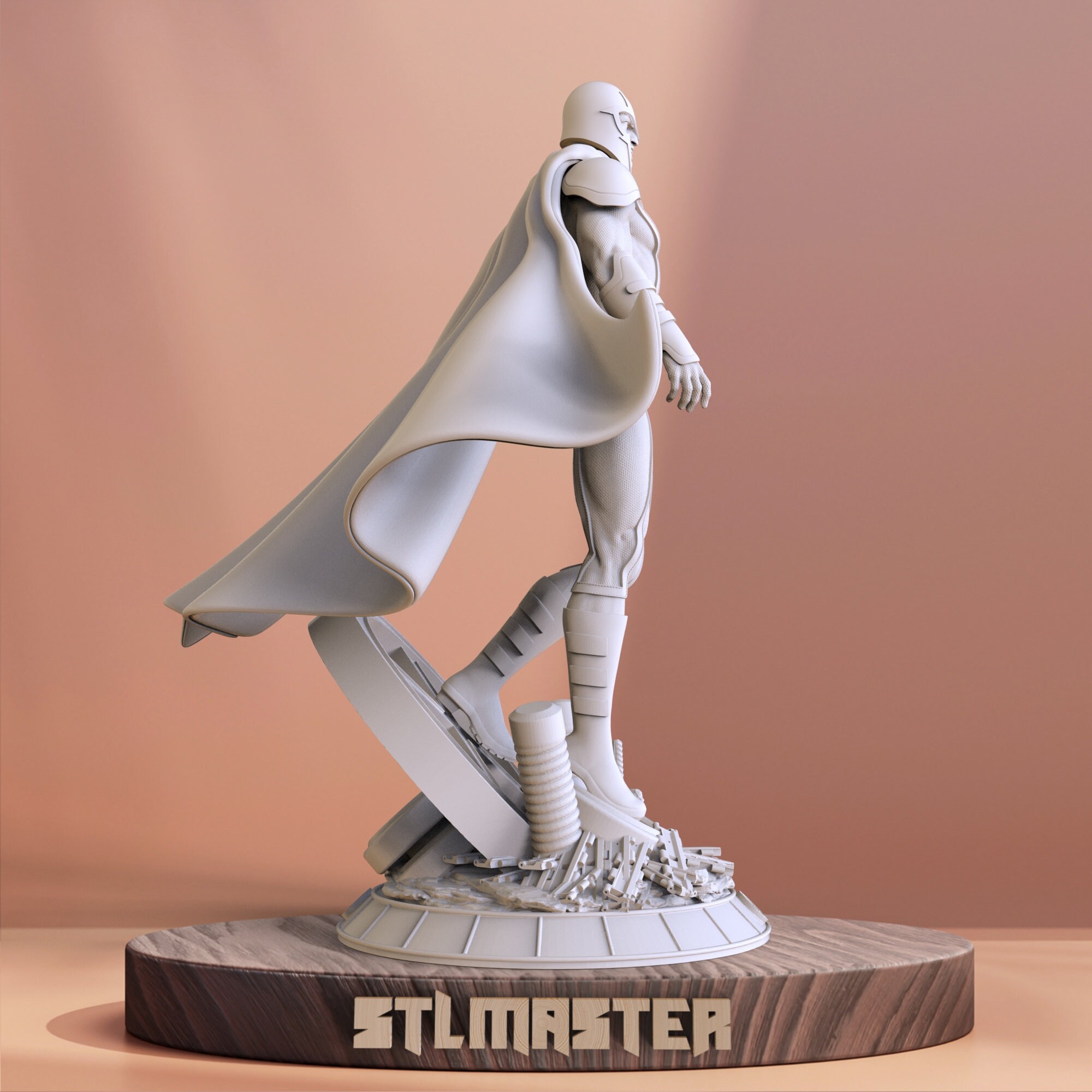 Magneto X Men 3D Print STL File for 3D Printing, Instant Download Drive ...