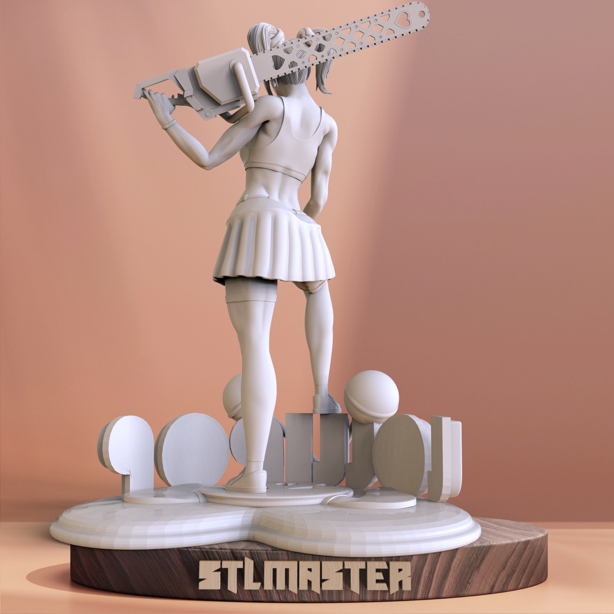 Lollipop Chainsaw NSFW 3D Print STL File for 3D Printing, Instant Download Drive Link - Etsy