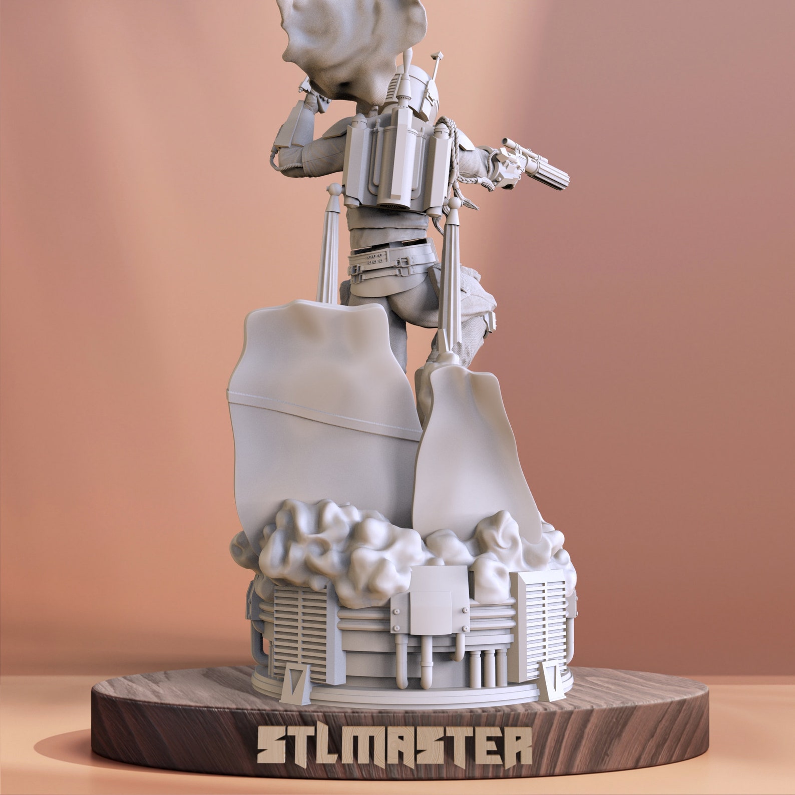Boba Feet Star Wars 3D Print STL File for 3D Printing, Instant Download ...