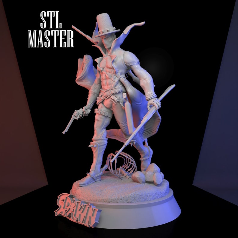 Spawn Western 3D Print STL File for 3D Printing Instant - Etsy