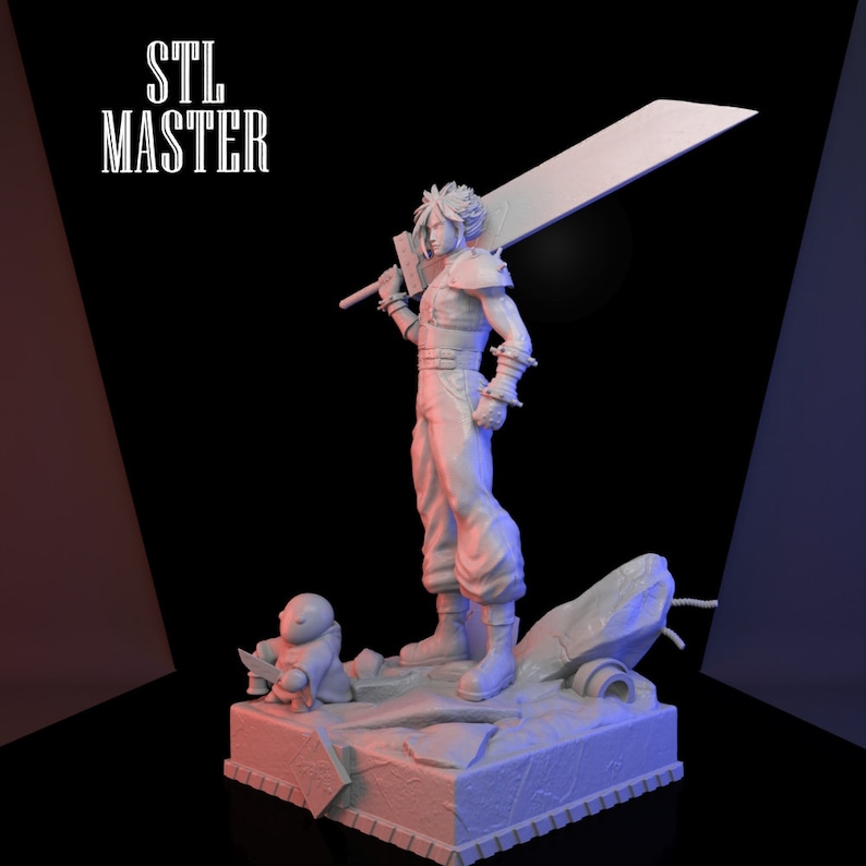 Final Fantasy Game 3D Print STL File for 3D Printing Instant - Etsy