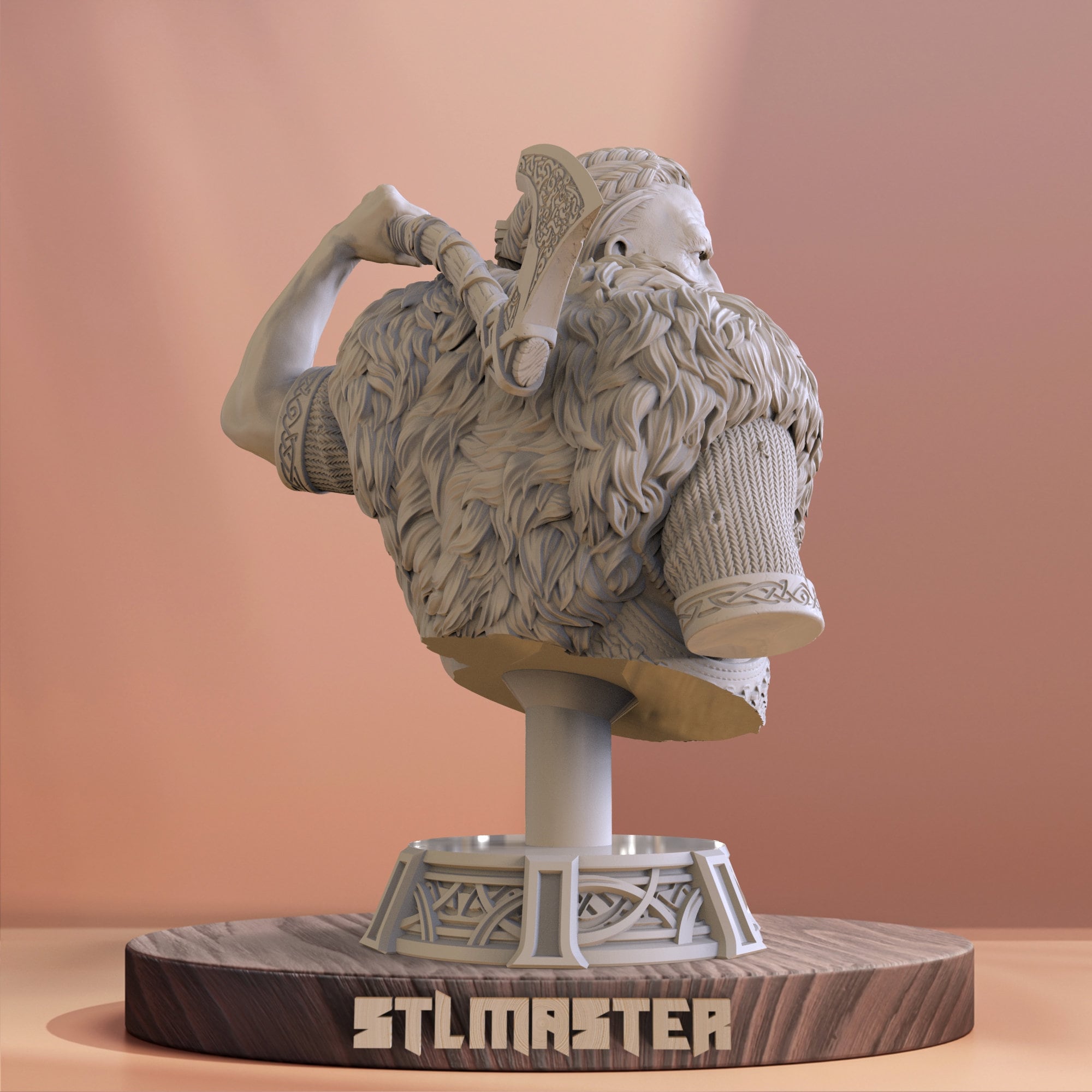 The Viking Bust 3D Print STL File for 3D Printing Instant - Etsy