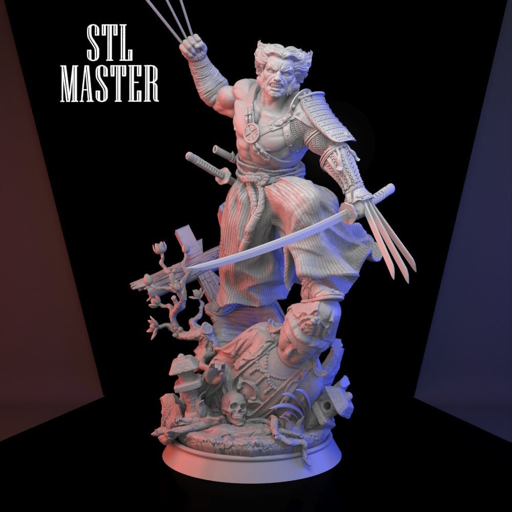 Wolverine Samurai 3D Print STL File for 3D Printing Instant - Etsy UK