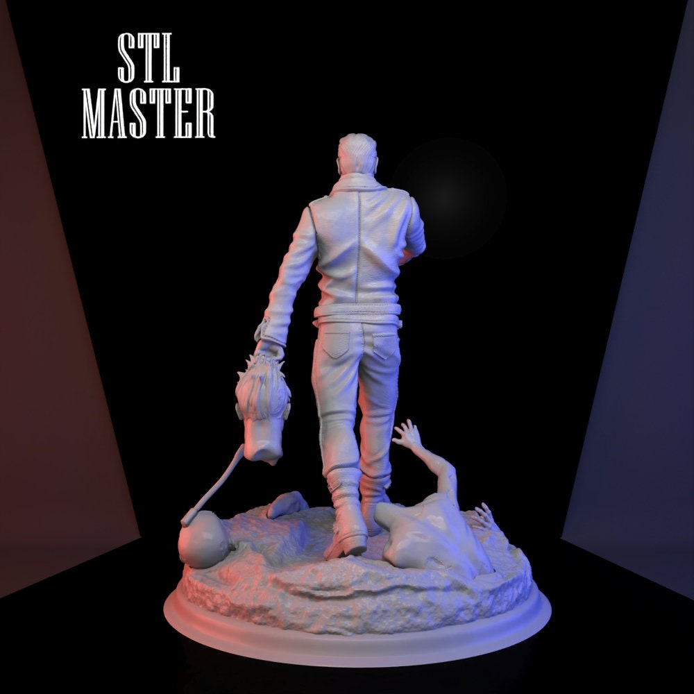 The Walking Dead Negan 3D Print STL File for 3D Printing - Etsy