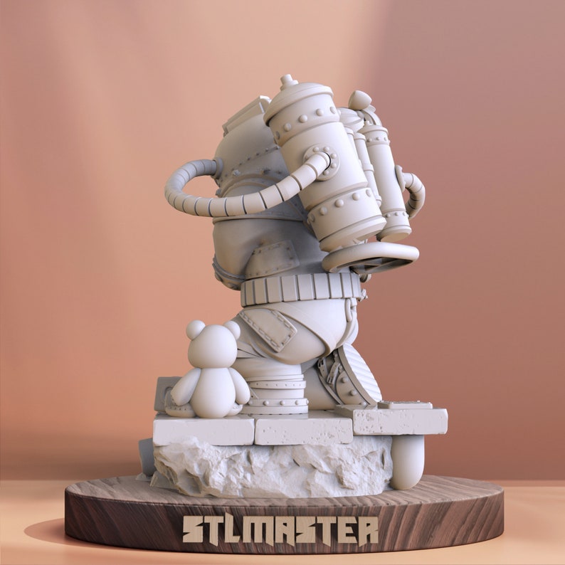 Big Daddy Little Sister 3D Print STL File for 3D Printing, Instant ...