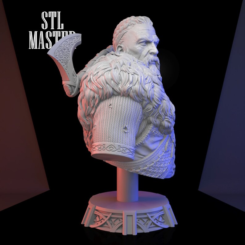 The Viking Bust 3D Print STL File for 3D Printing Instant - Etsy