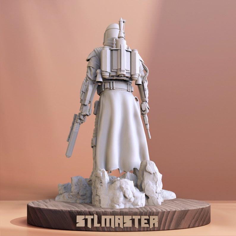 Boba Fett Star Wars 3D Print STL File for 3D Printing Instant - Etsy