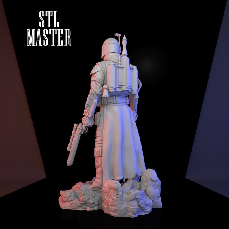 Boba Fett Star Wars 3D Print STL File for 3D Printing Instant - Etsy