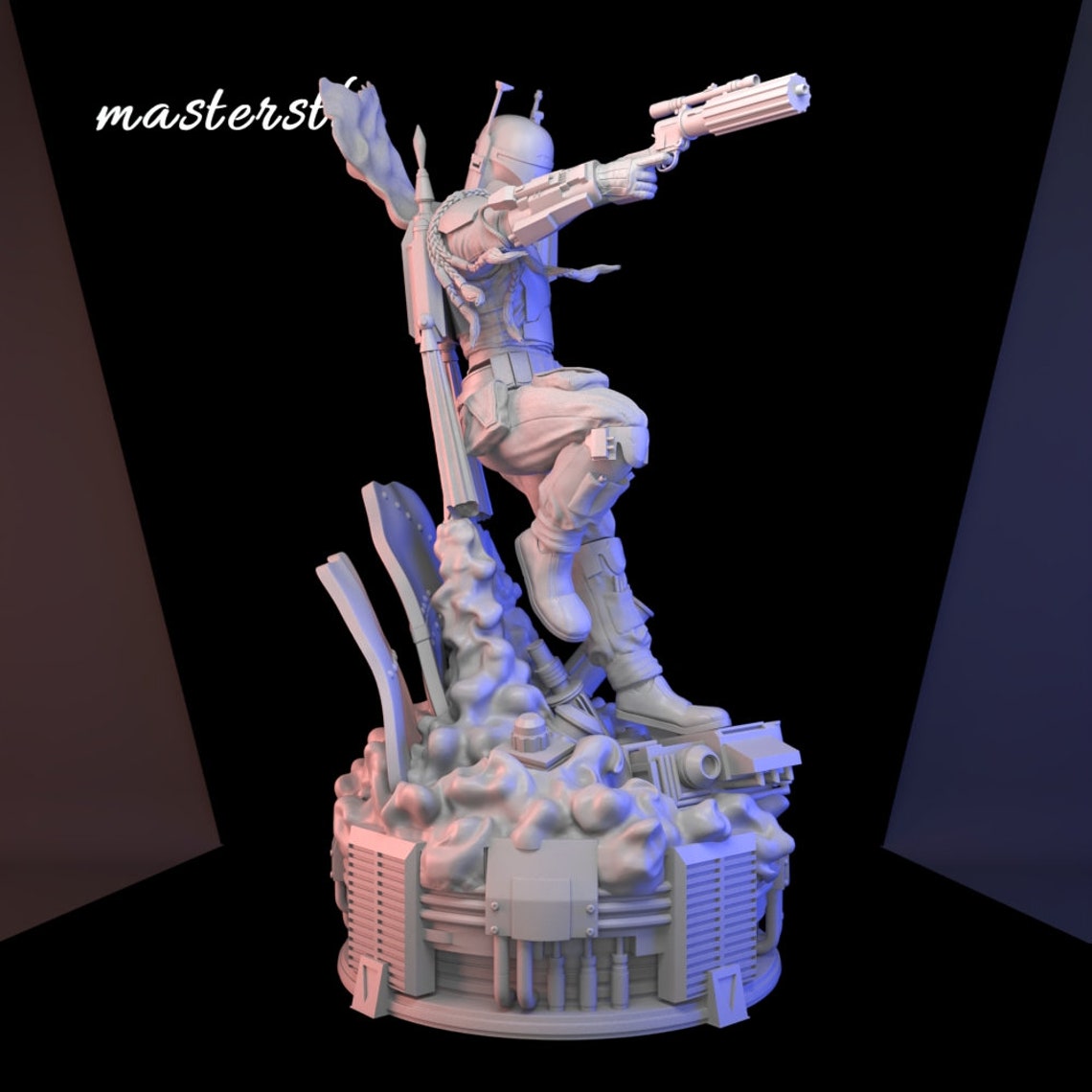 Boba Feet Star Wars 3D Print STL File for 3D Printing Instant - Etsy