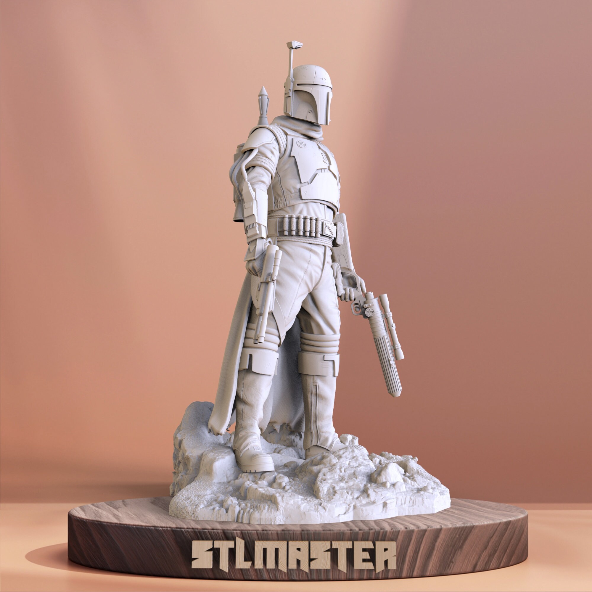 Boba Fett Star Wars 3D Print STL File for 3D Printing Instant - Etsy