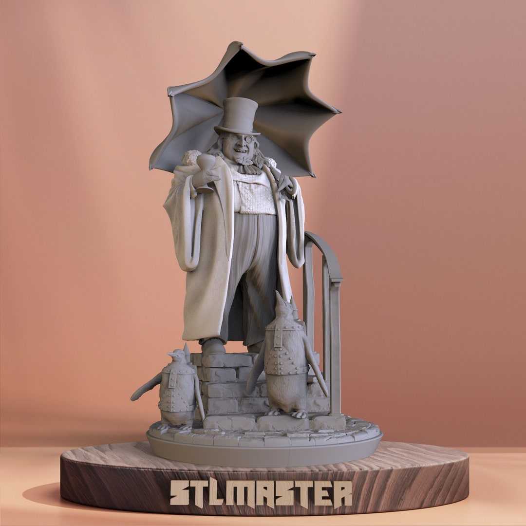 Penguin 3D Print STL File for 3D Printing, Instant Download Drive Link ...