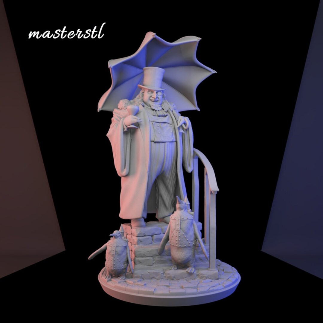 Penguin 3D Print STL File for 3D Printing Instant Download - Etsy