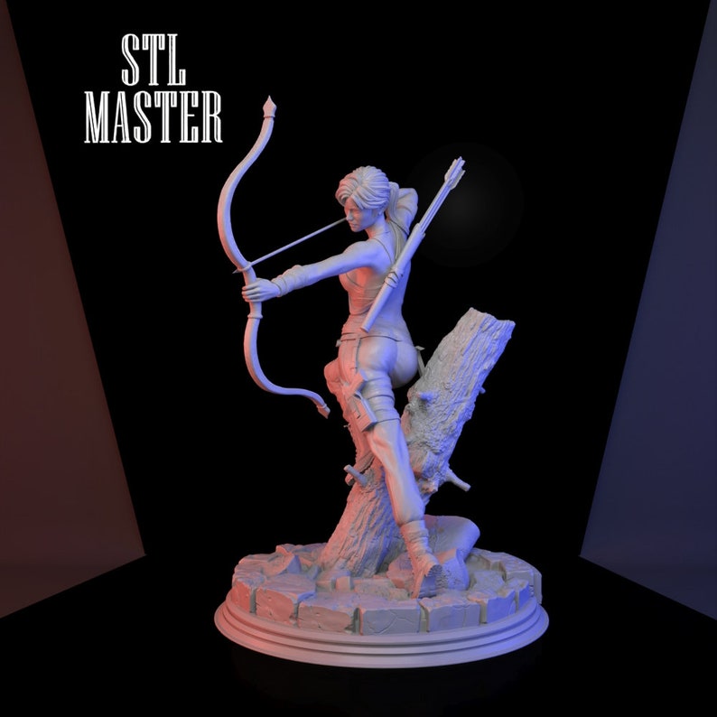 Lara Croft 3D Print STL File for 3D Printing Instant Download - Etsy