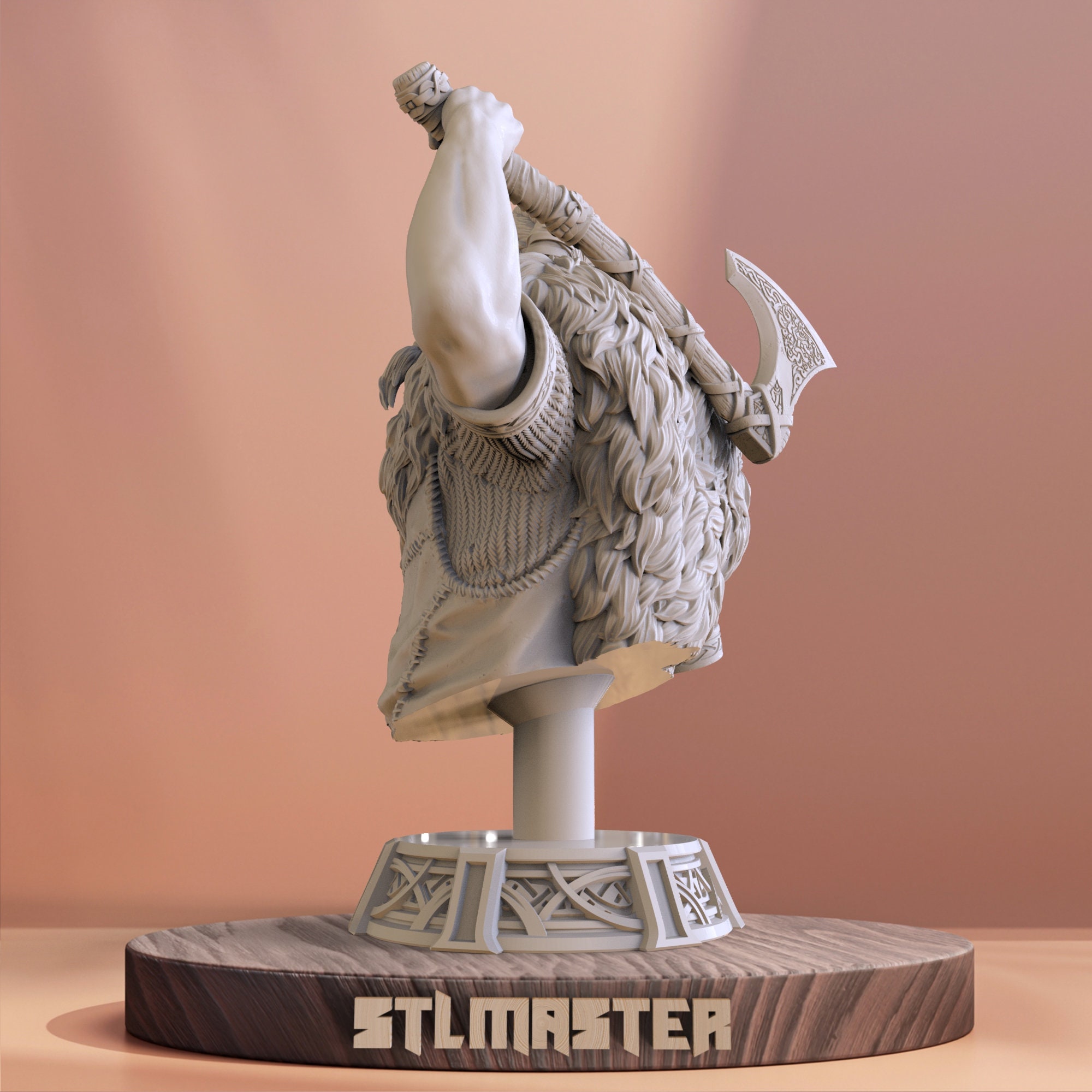 The Viking Bust 3D Print STL File for 3D Printing Instant - Etsy