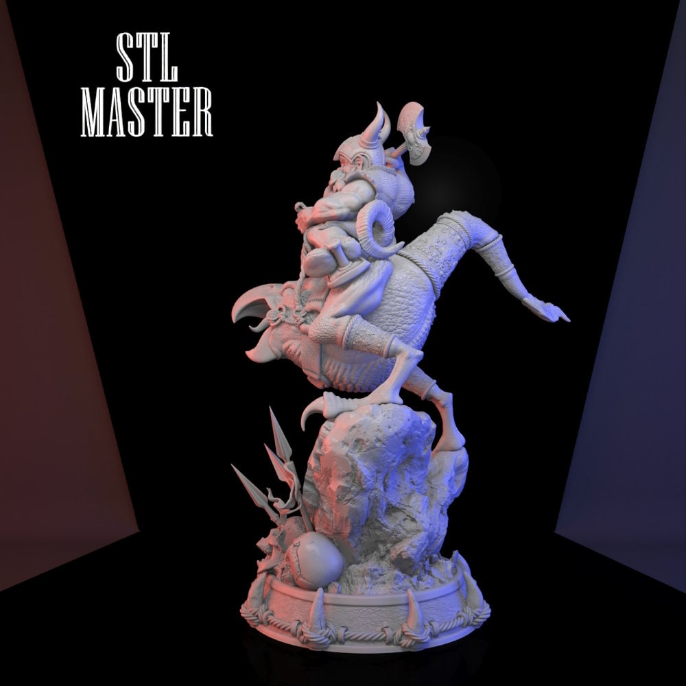 Golden Axe Fanart 3D Print STL File for 3D Printing Instant - Etsy