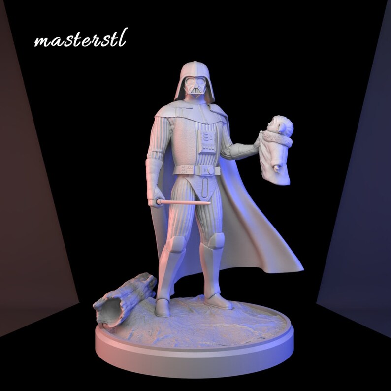 Darth Vader Diorama Star Wars 3D Print STL File for 3D - Etsy
