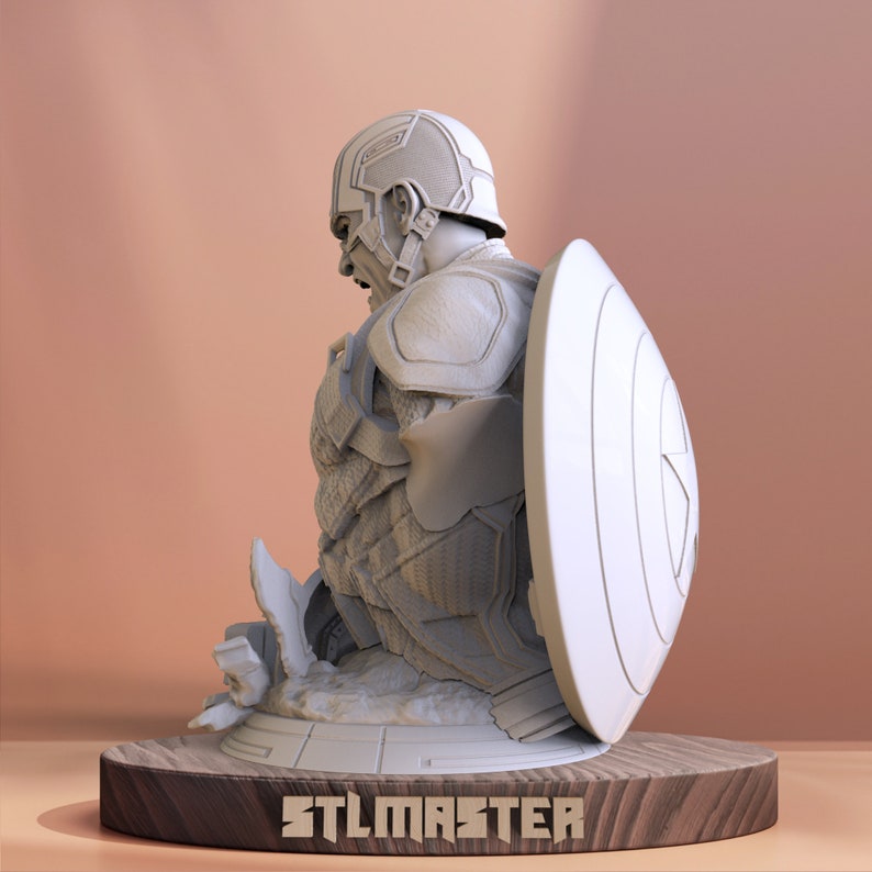 Captain Bust 3D Print STL File for 3D Printing Instant - Etsy