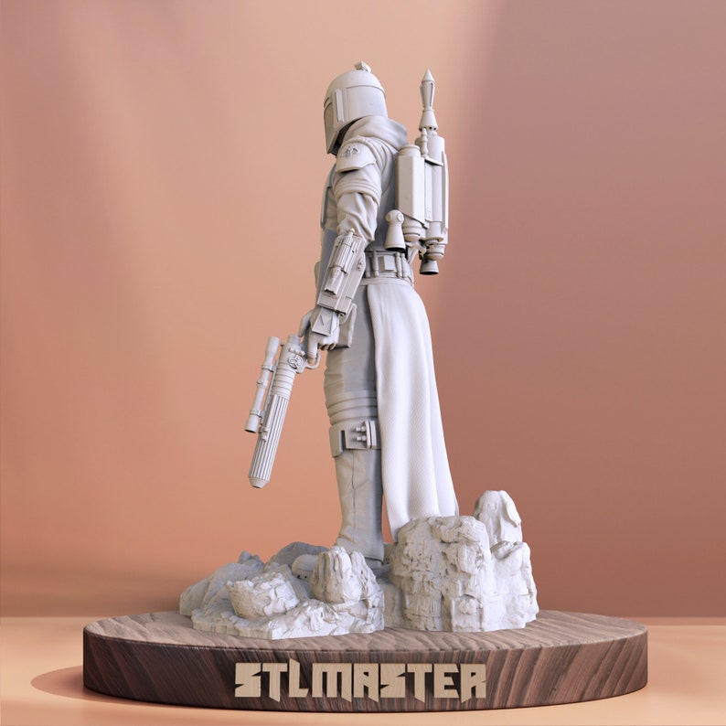 Boba Fett Star Wars 3D Print STL File for 3D Printing Instant - Etsy