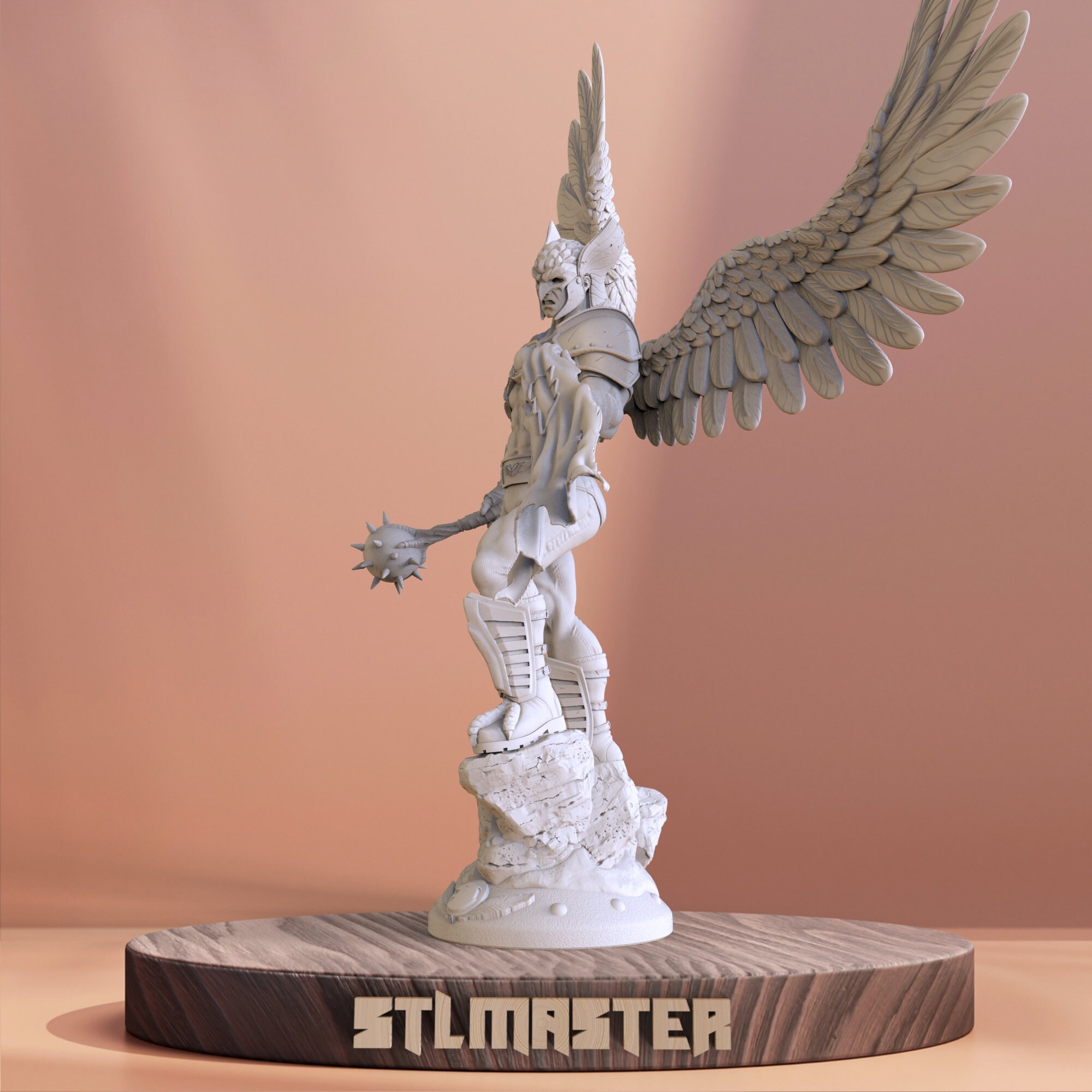 Hawkman Stl 3D Print STL File for 3D Printing, Instant Download Drive ...
