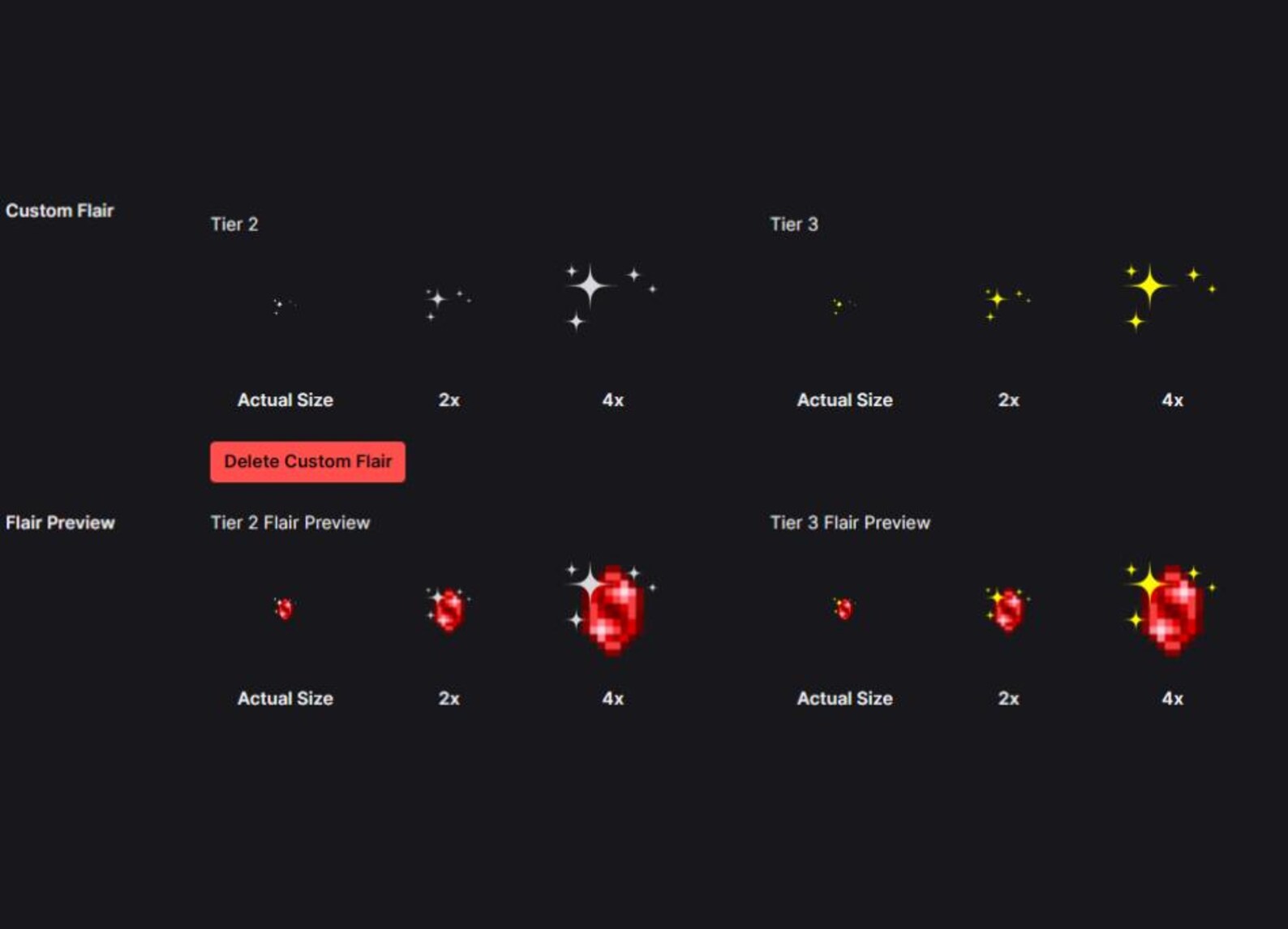 Custom Twitch Sub Badge Flares - Etsy