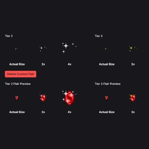 Custom Twitch Sub Badge Flares - Etsy