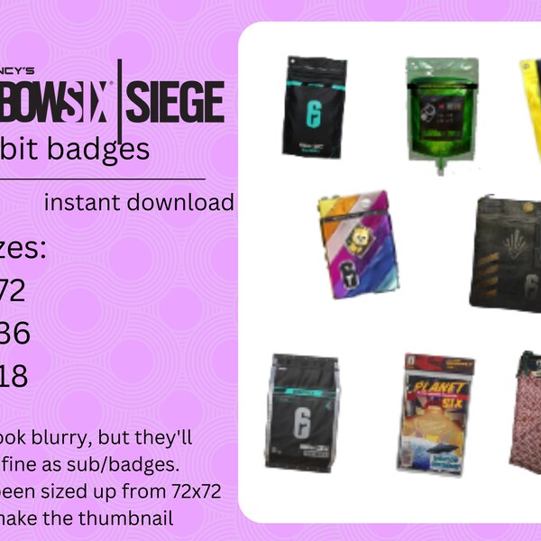 Rainbow Six Siege Badge - Etsy