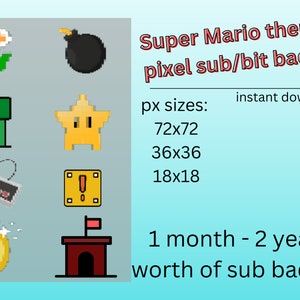 Super Mario Bro's Inspired Twitch/kick Starter Set - Etsy