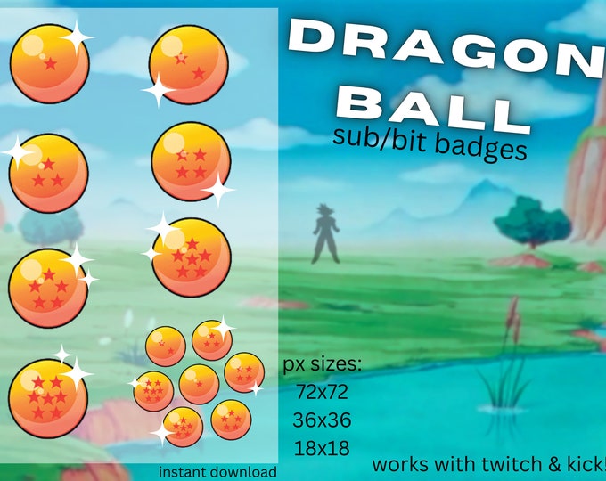 Dragon Ball Son Goku Printed Badge - Etsy