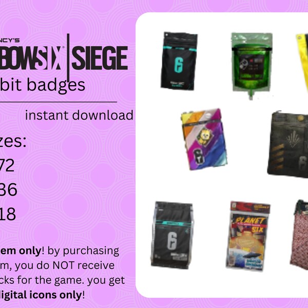 Rainbow Six Siege - Etsy