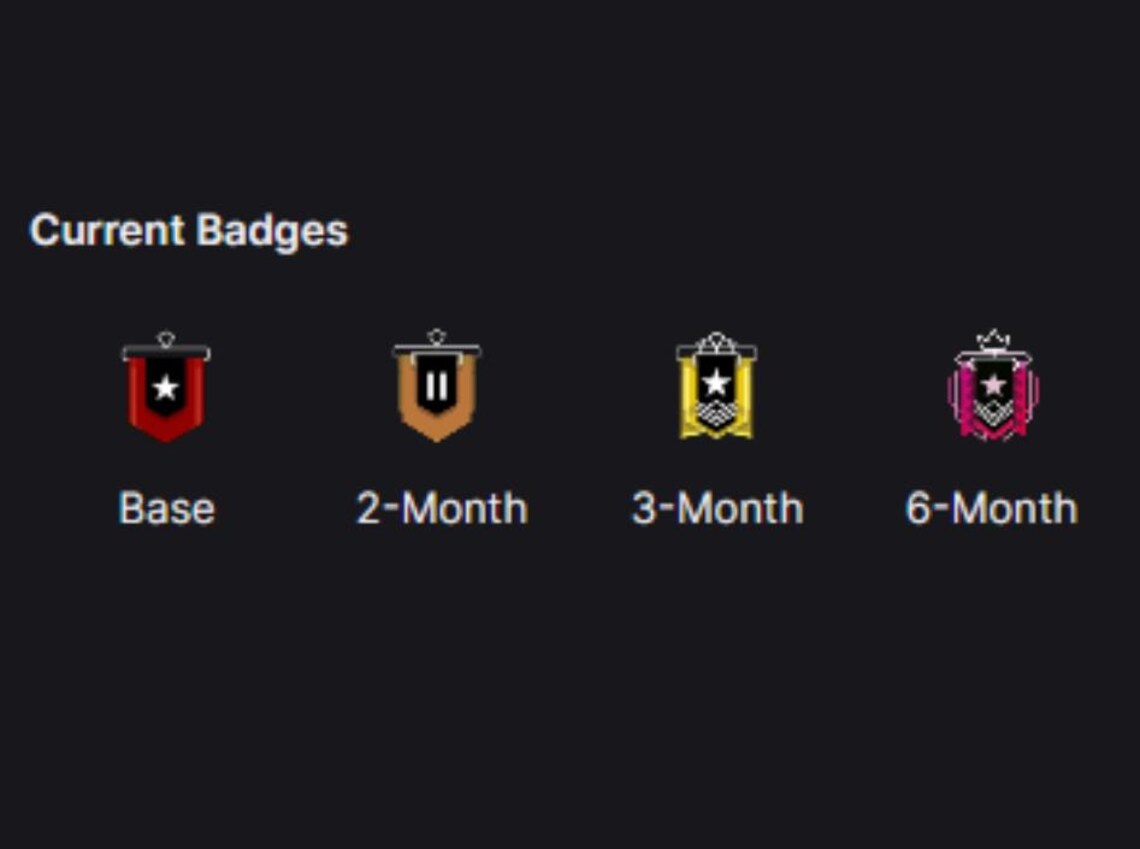 Ranked Siege Sub/bit Badges for Twitch/kick (alternate Version) - Etsy