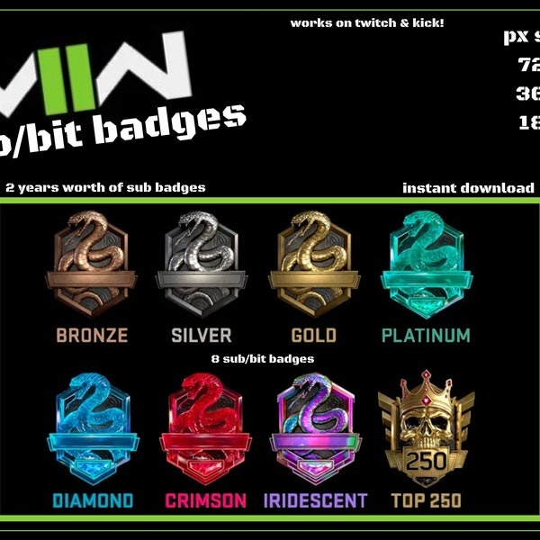 Sub Badges - Etsy