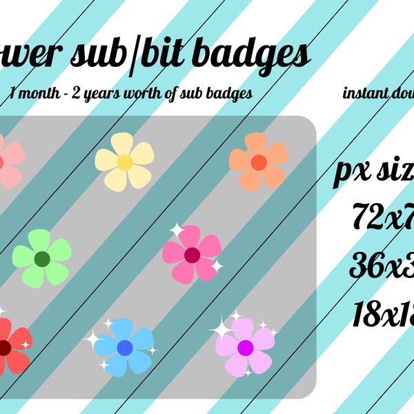 Kick Sub Badges - Etsy