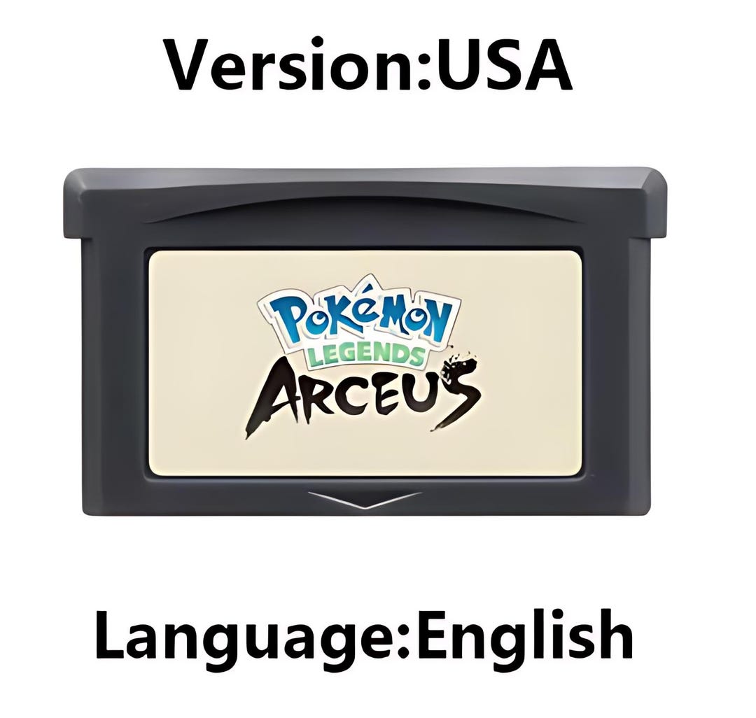 Pokemon Legends Arceus GBA | Rom Hack! - Etsy