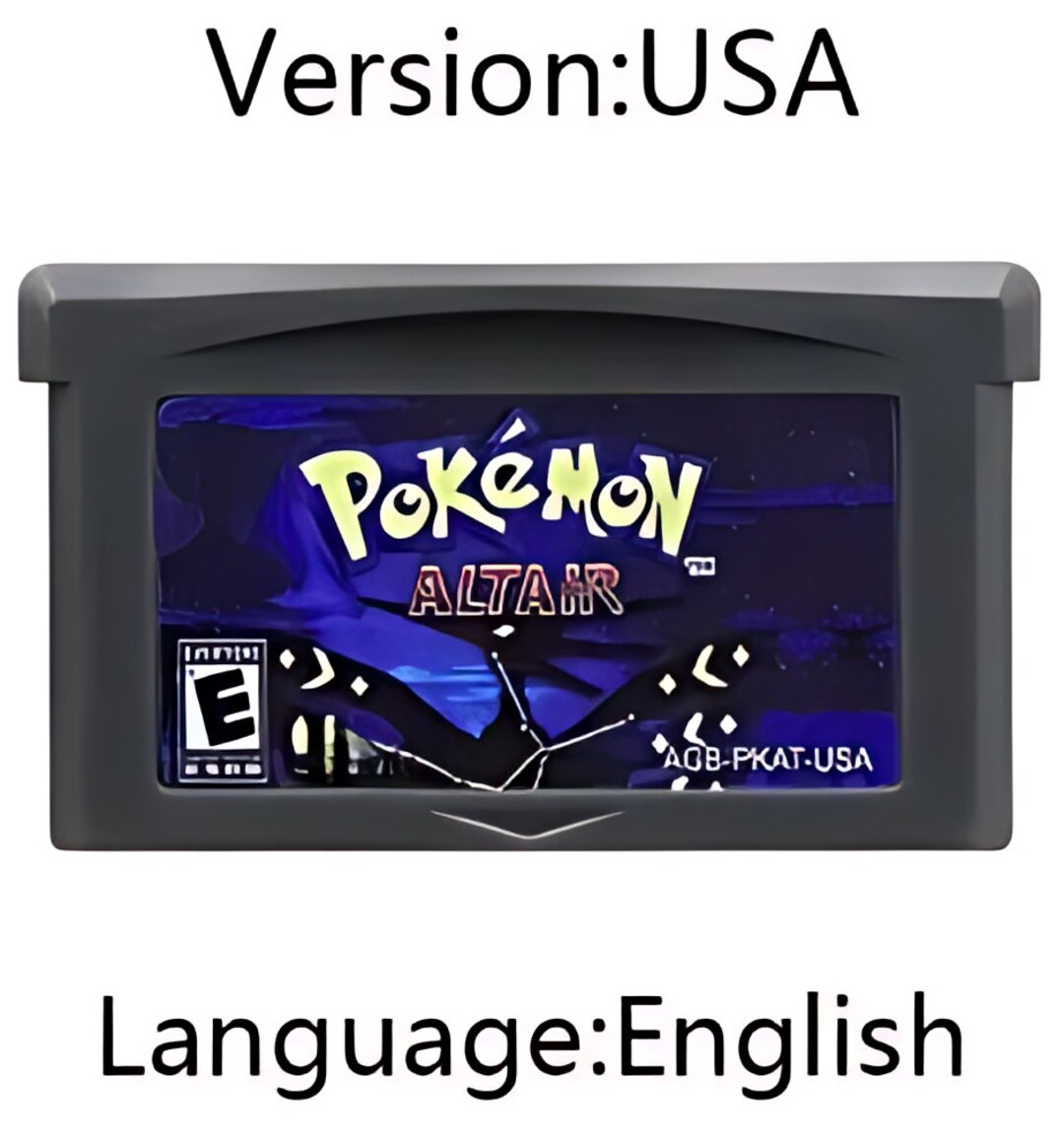 Pokemon Altair Version | Rom Hack! - Etsy