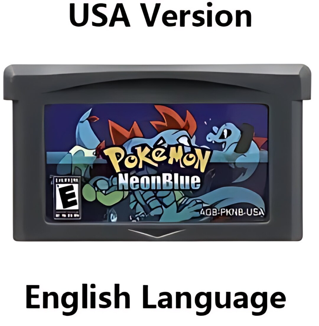 Pokemon Neon Blue Version Rom Hack - Etsy