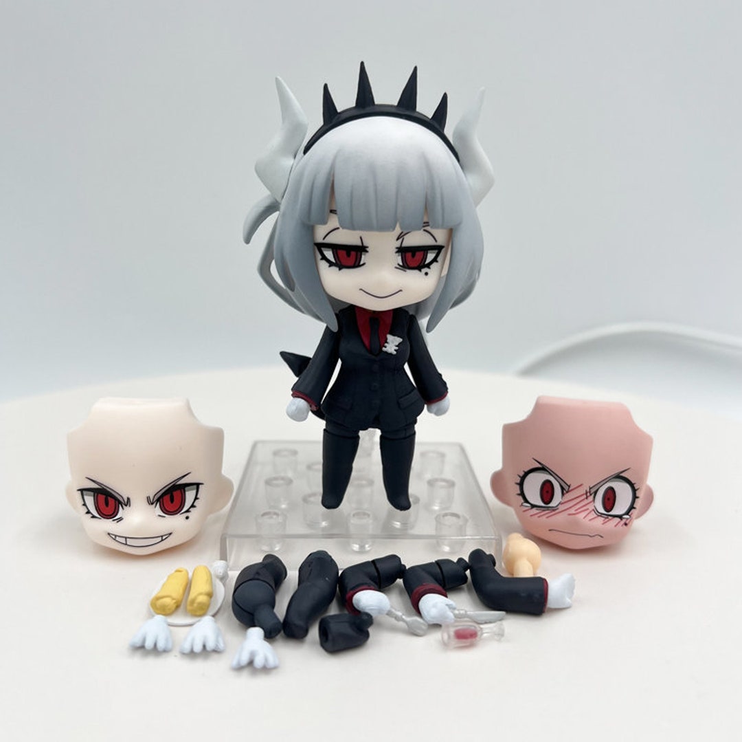 Helltaker Lucifer Chibi Figure - Etsy