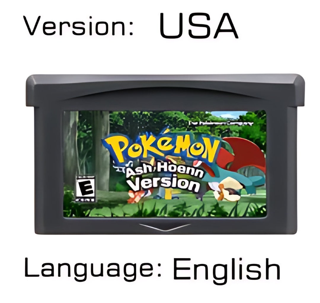 Pokemon Ash Hoenn Version | Rom Hack! - Etsy