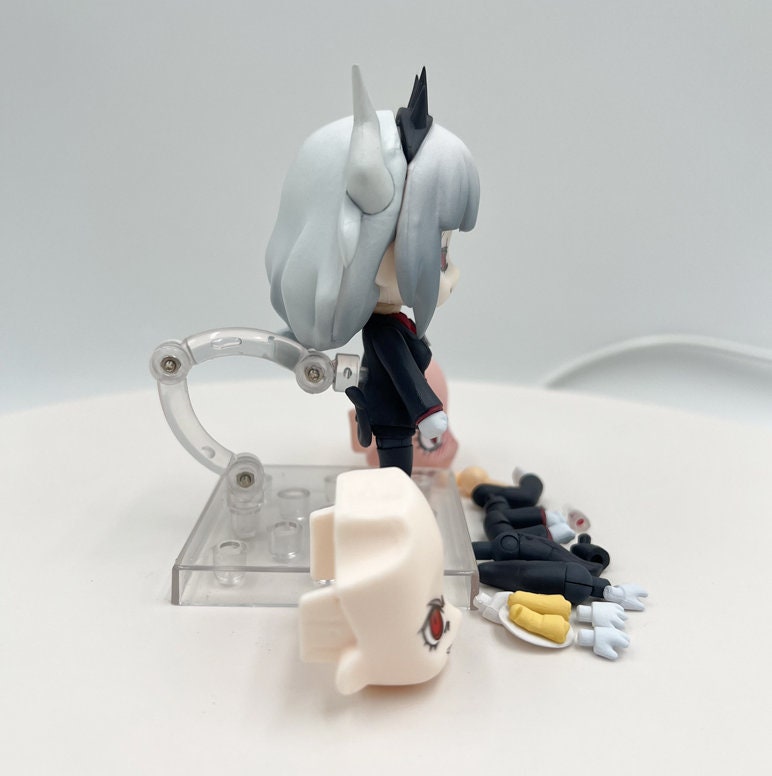 Helltaker Lucifer Chibi Figure - Etsy