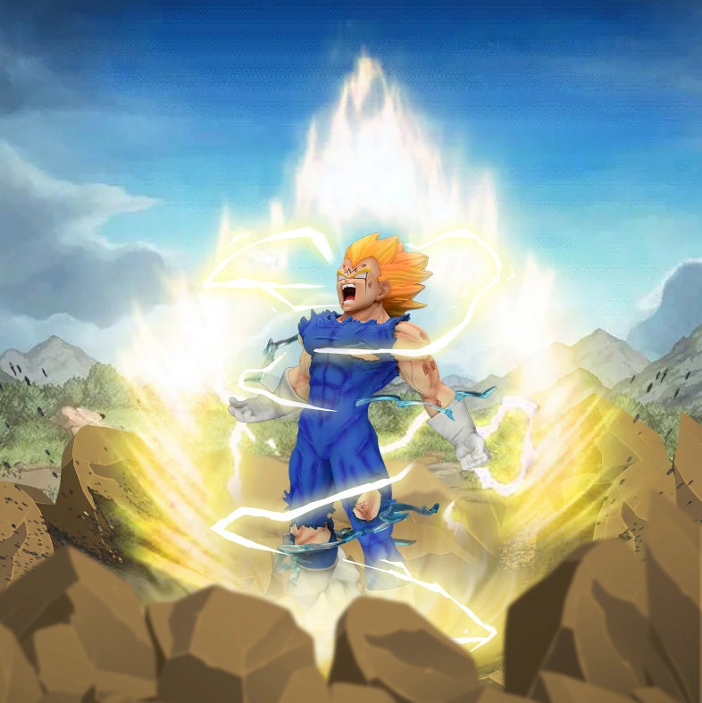 Majin Vegeta Final Explosion Drawing