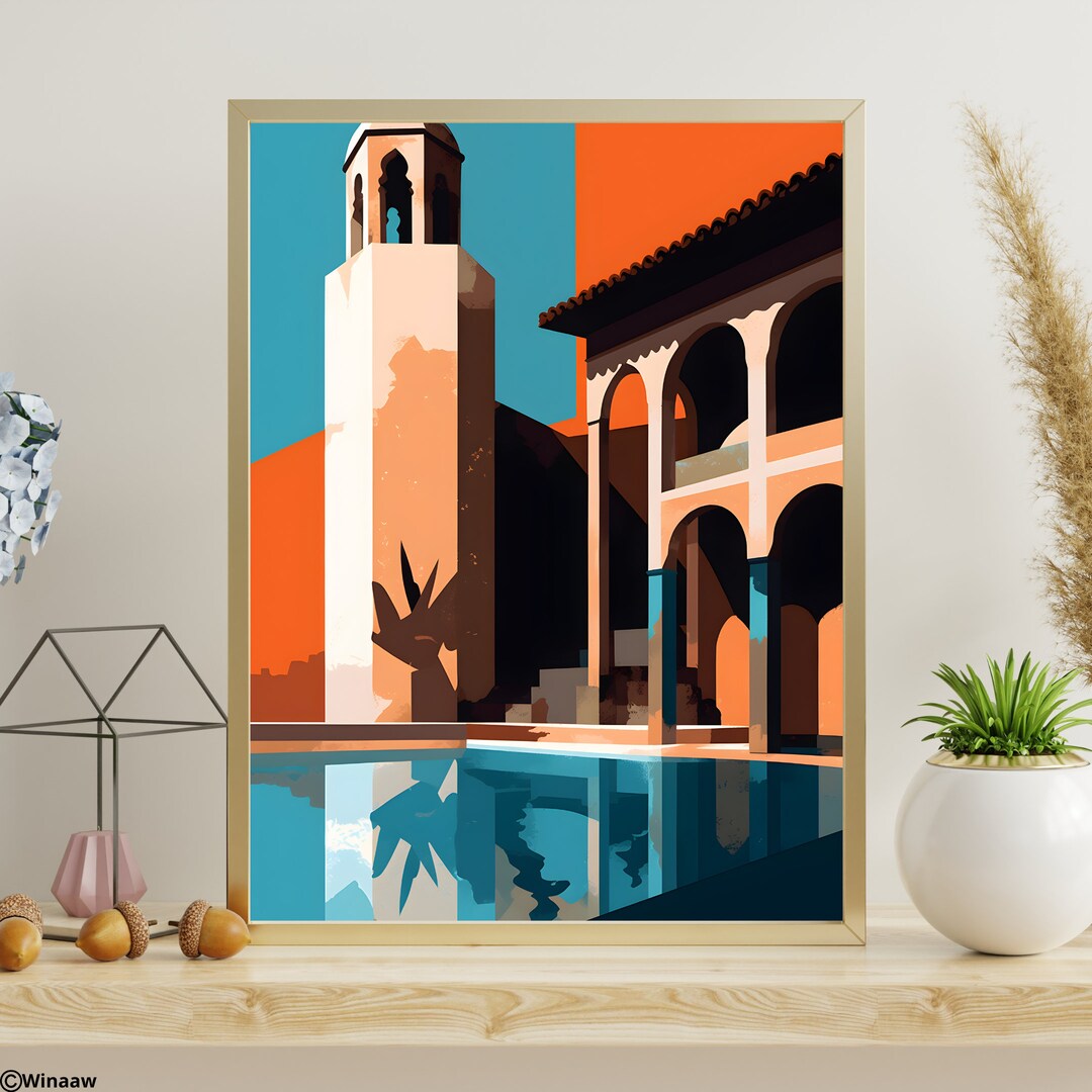 Moroccan Art Architecture Morocco Art Unique Wall Decoration Desert ...