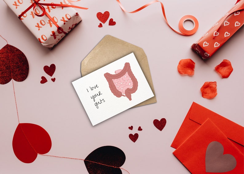 Medical Anatomy Valentines Cards - Minimalist, Digital Download ...