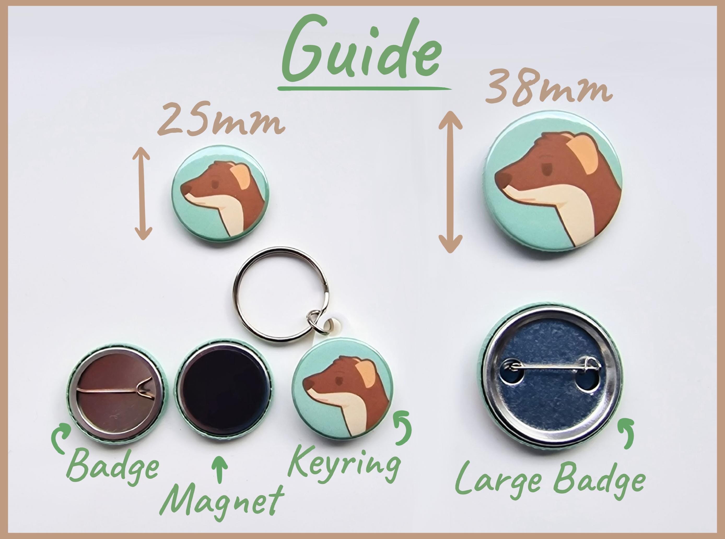 In Stars and Time (ISAT) - Handmade Badges, Keyrings, and Magnets - Etsy