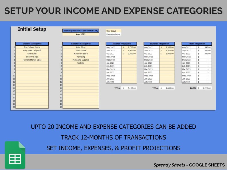 Simple Bookkeeping Template Bookkeeping Spreadsheet Accounting ...