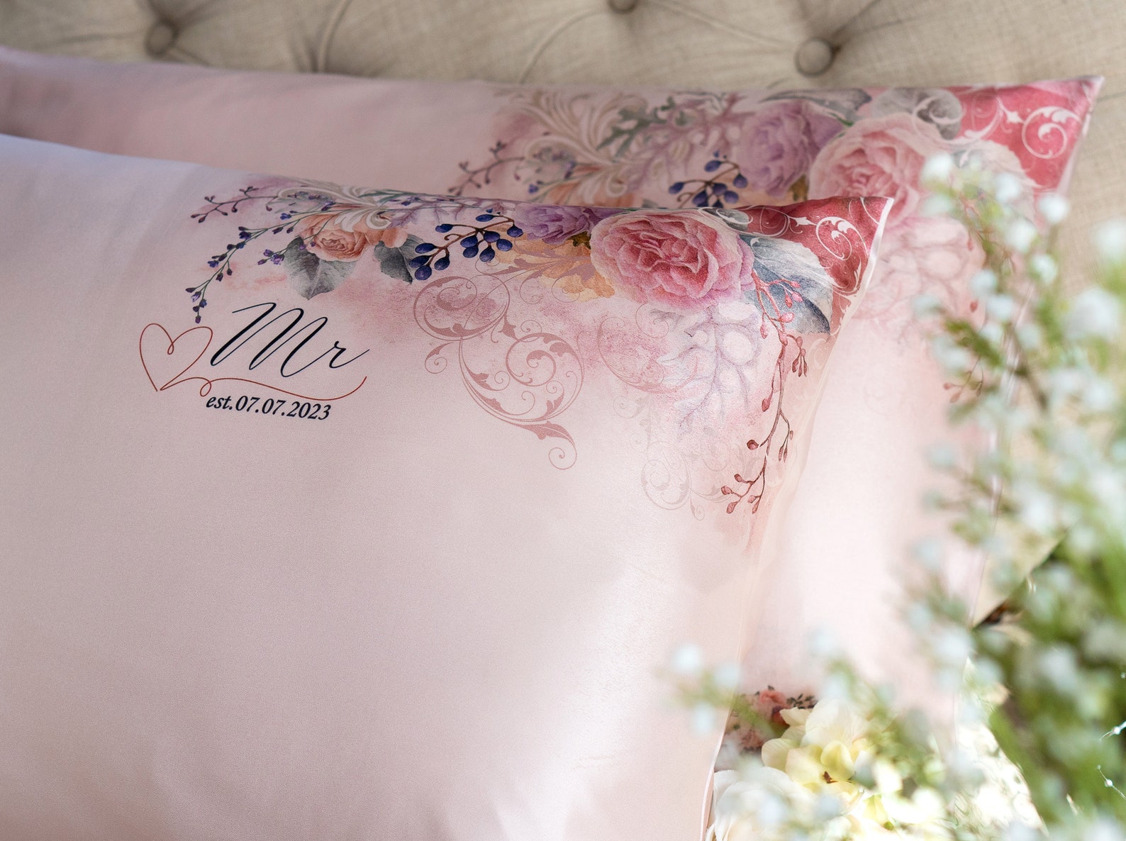Personalized Silk Pillowcases Are Ideal Wedding Gift Idea, Gifts for ...