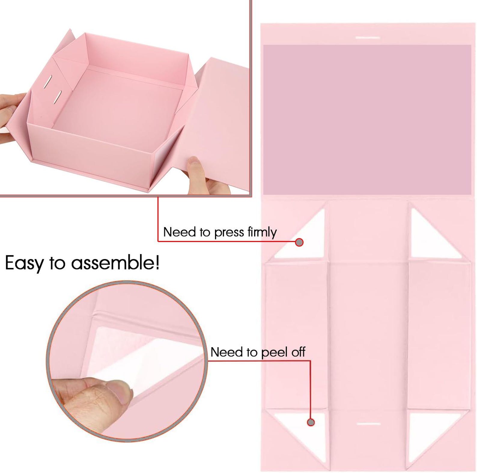 Empty Christmas Boxes for Holiday Eve Gift Box for Her Merry Christmas ...